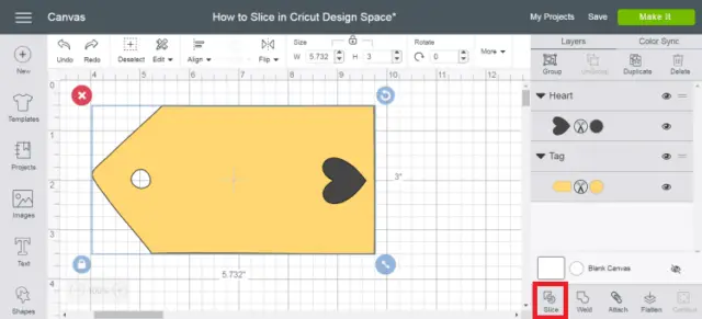 How to Slice in Cricut Design Space – Personal Die Cutting